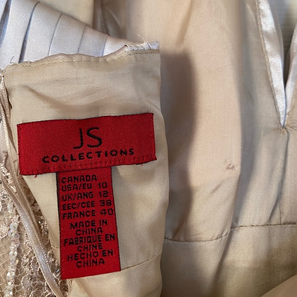 JS Collections | Dresses | Nwt Js Collections Halter Pleated Satin ...